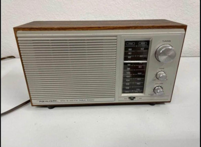 Realistic MTA-15 Radio Stereo Speaker Vintage Tabletop Setup | eBay