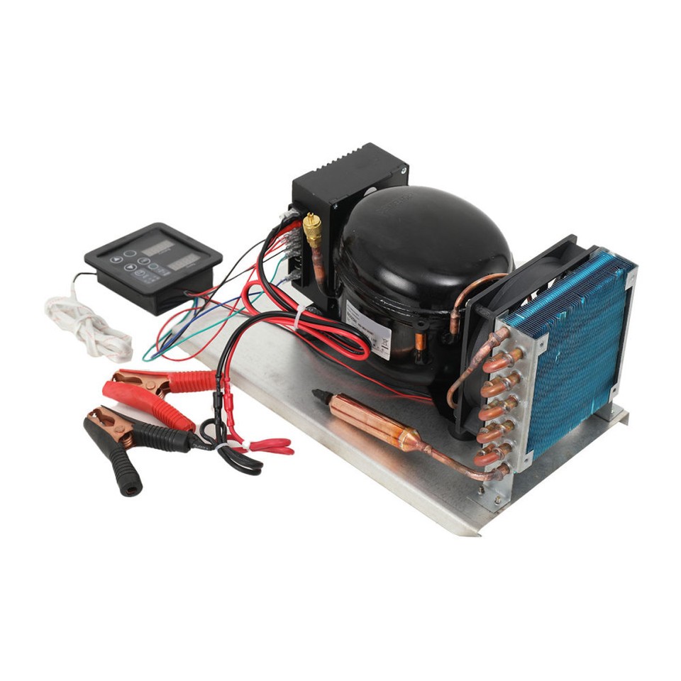 BD25HC Compressor Condenser Car Refrigerator Solar Freezer DC 12V 24V ...