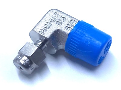 Ham-Let Stainless Steel 316 Let-Lok Compression Elbow 1/8" NPT Male x 1 ...