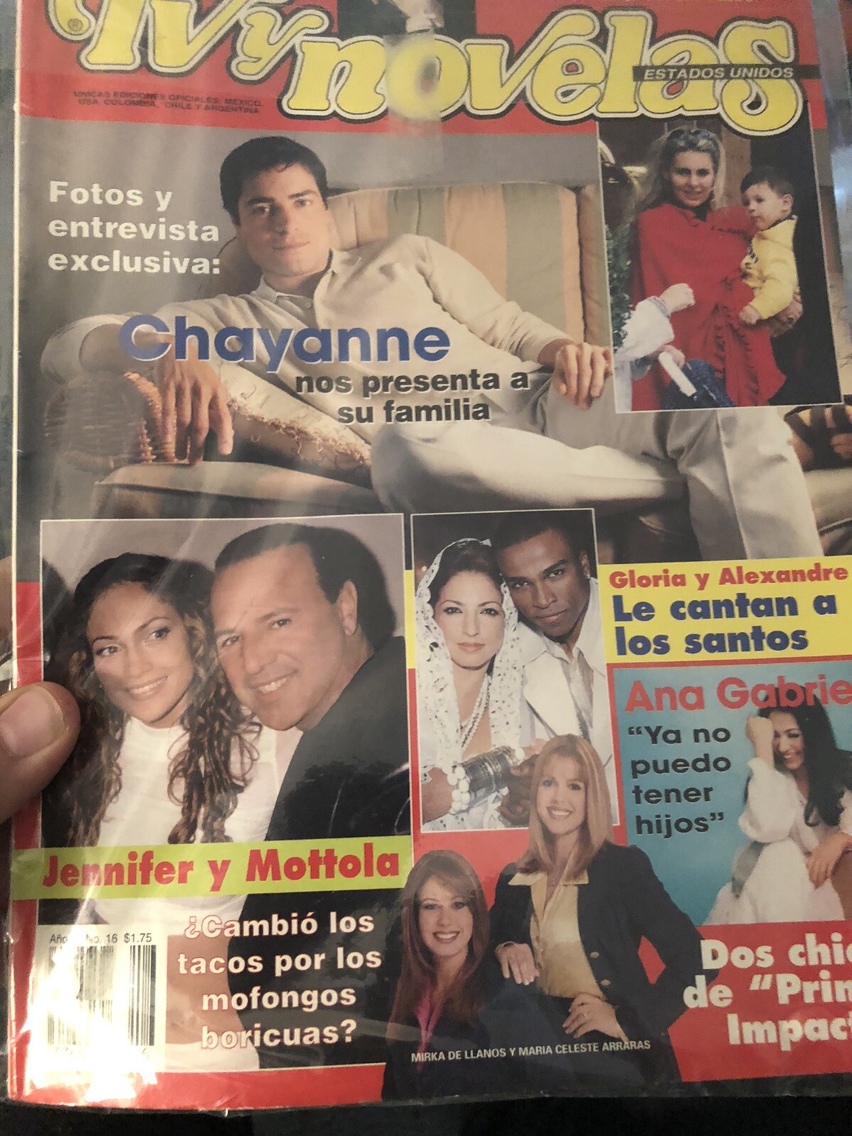 TV Y Novelas Magazine August 1999 Mint Sealed Chayanne Cover | eBay