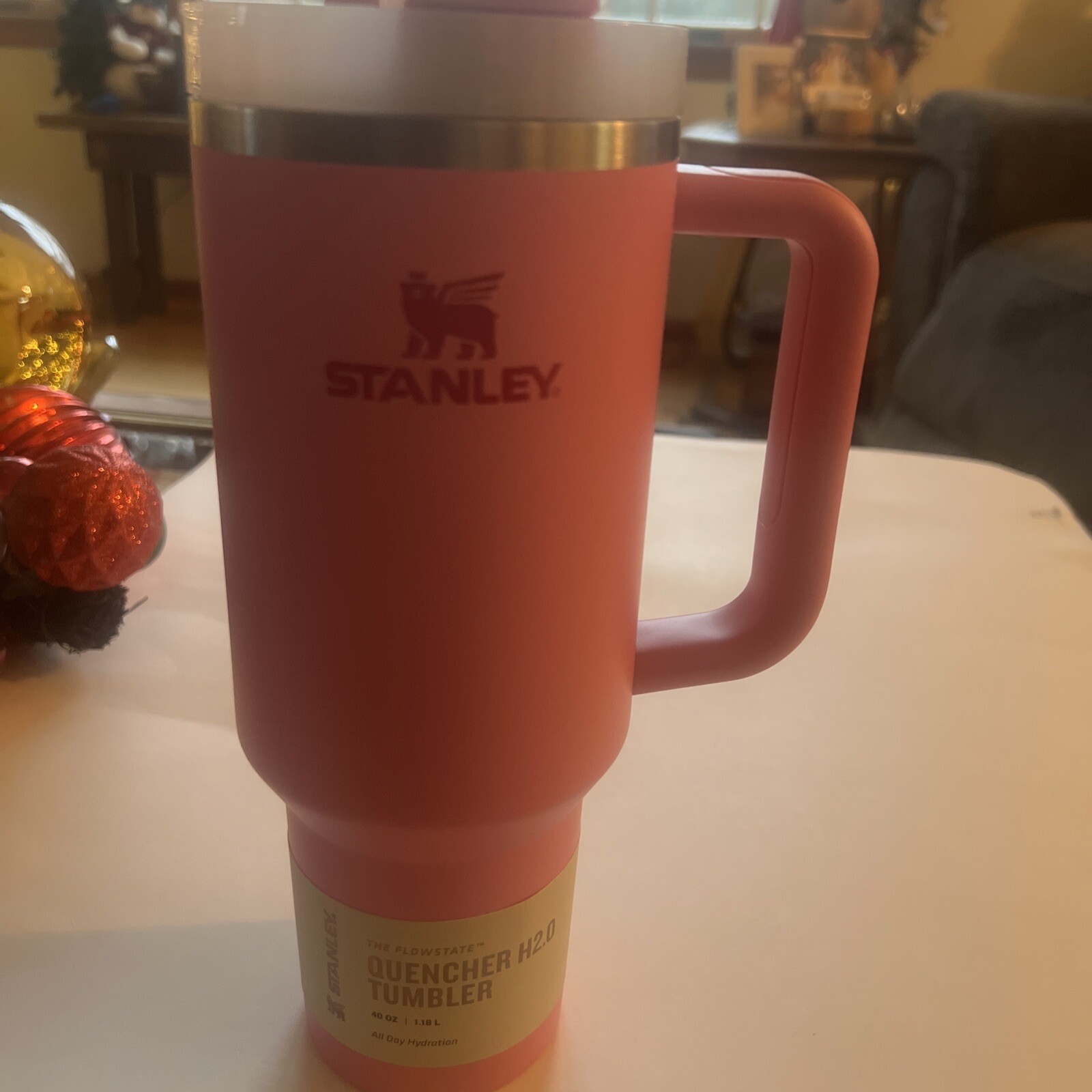 STANLEY FLOWSTATE PEONY 40 oz Tumbler NEW! Limited Edition