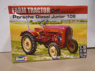 REVELL #4485 FARM TRACTOR SERIES PORSCHE DIESEL JUNIOR 108 1:24 NEW IN ...