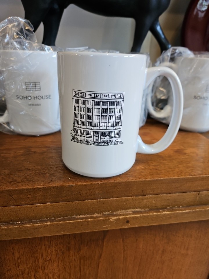 Set of 4 Soho By Linea House of Fraser Soho White Bone China Mugs | eBay