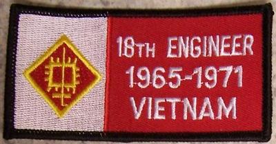 Embroidered Military Patch Vietnam Tour 18th Engineer badge NEW | eBay