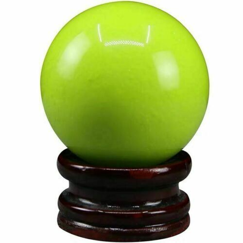150mm Glow In The Dark Stone Green Luminous Quartz Crystal Sphere Ball ...