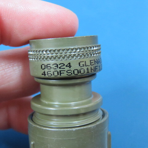 GLENAIR 460FS001NF1204F2 Qty of 1 per Lot BACKSHELL BRAID TERMINATION ...