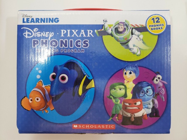 Disney Learning Pixar Phonics Reading Program 12 Books 9781338044959 ...
