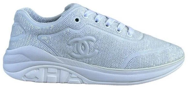 Size 7.5 - CHANEL Spring White for sale online | eBay