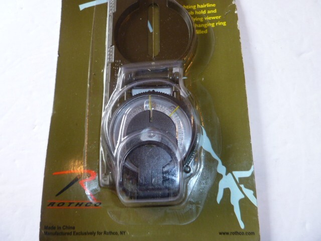 ROTHCO Military Lensatic Compass #406 Hunting Camping Hiking Outdoor ...