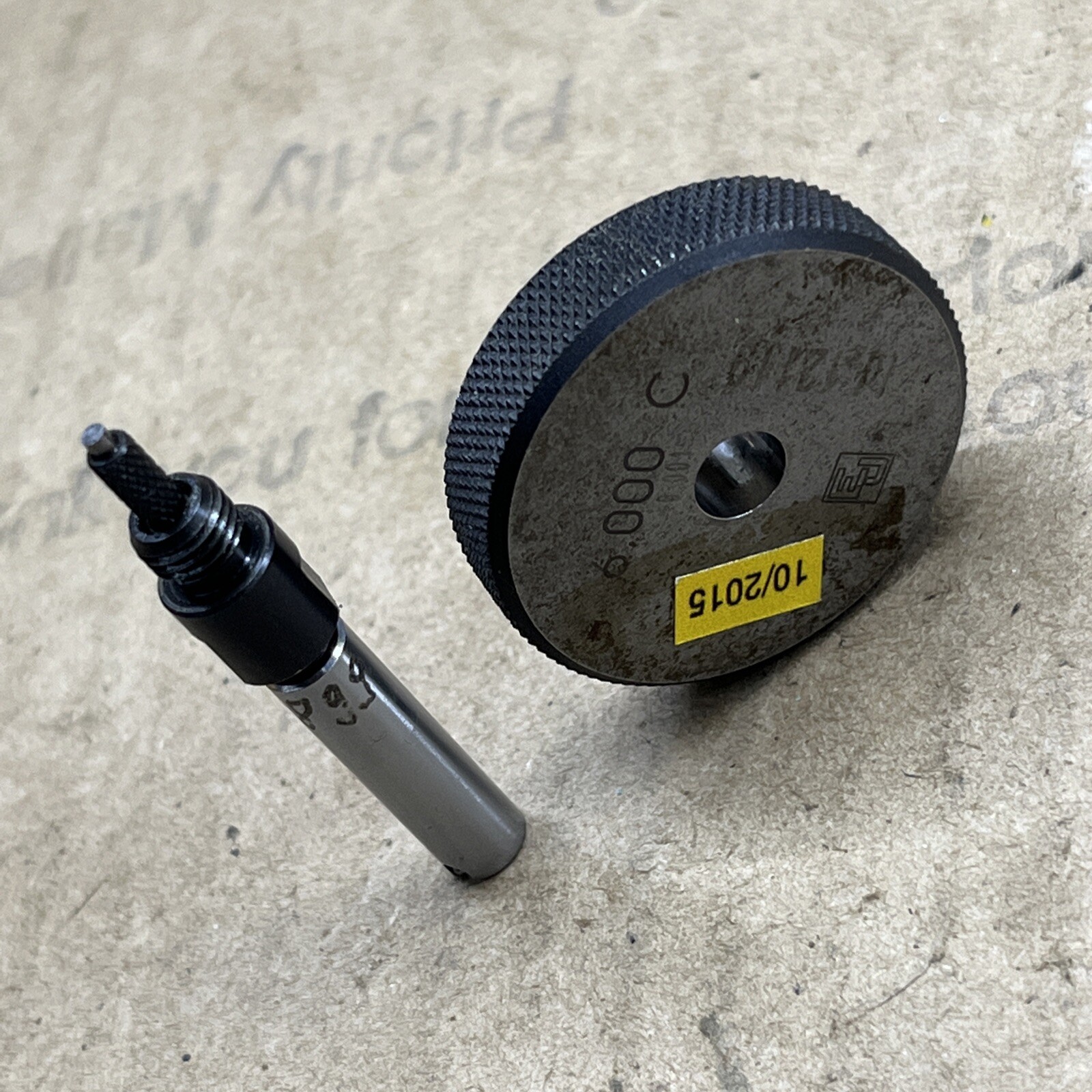 Mahr/Diatest Plug bore Gage .2344" 15/64" with master ring 6mm | eBay