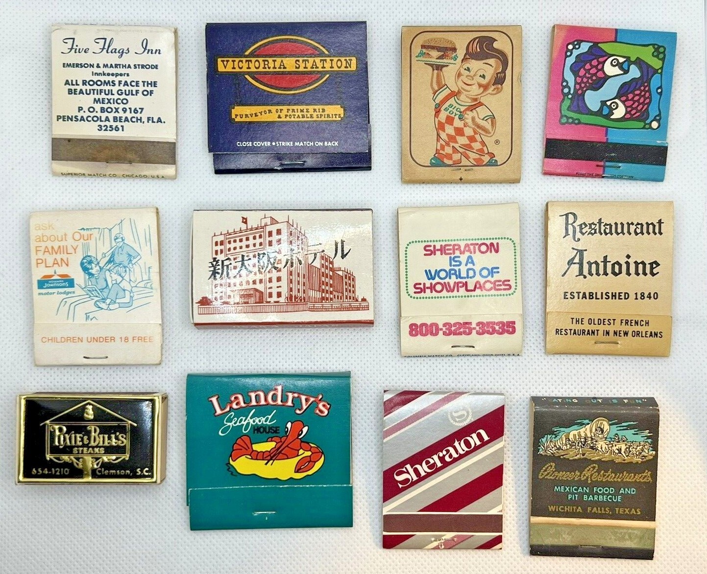 Intact Matchbook - Vintage Match Book & Cover - FREE SHIP - box matches ...