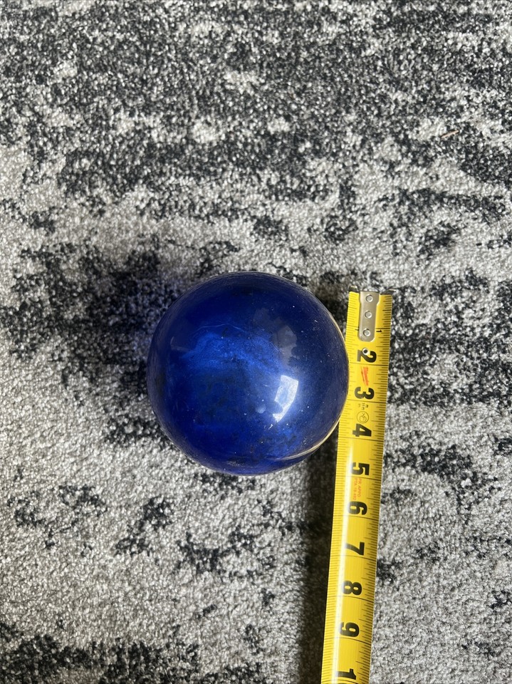 Reflective Blue Glass Gazing Globe Stunning Outdoor Decor | eBay