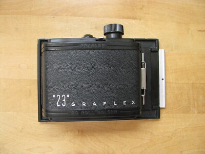 Graflex 23 Graflex 120 Roll Film Back Holder 3x4 3 1/4 x 4 1/4 Series C ...
