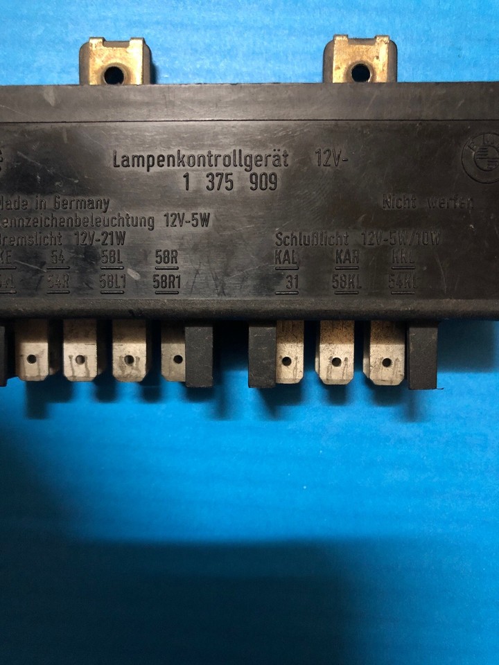 BMW E23 E24 E28 E30 CHECK CONTROL RELAY BULB TESTING DEVICE 1375909 | eBay