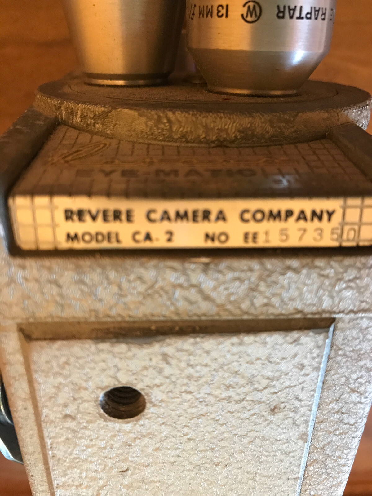 Revere Camera Company Revere Eye-Matic Magazine Eight Model CA-4 8mm ...