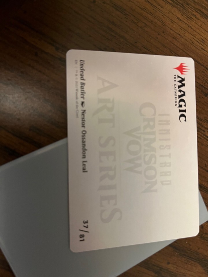 Magic the gathering undead Butler card | eBay