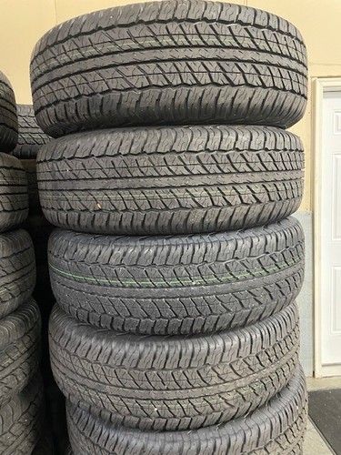 4 (Four) NEW FACTORY TAKEOFF TIRES 265/70R17 Dunlop AT20 P265 70 17 ...