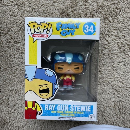 Funko Pop! Animation Ray Gun Stewie Figure #34 Family Guy | eBay