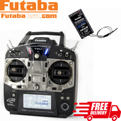 Futaba T10JA 2.4GHz T-FHSS RC Airplane Spec Radio System & R3008SB ...