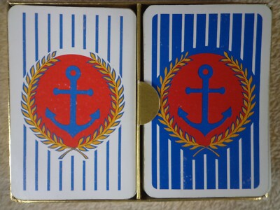 Renner Davis Piatnik Double Deck Playing Cards 90.964 Classic Anchors ...