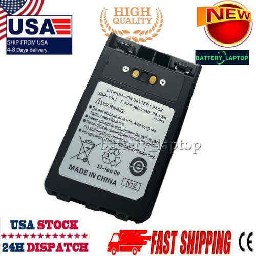 3800mAh SBR-14Li SBR-15LI Battery for YAESU FT-5DR FT-1DR FT1XD FT-2DR ...
