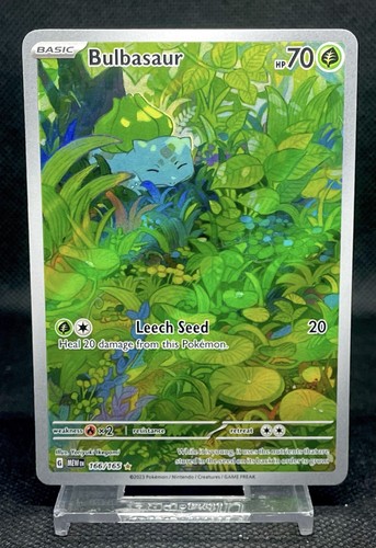 Bulbasaur 166/165 (NM) - Scarlet & Violet 151 - Illustration Rare ...