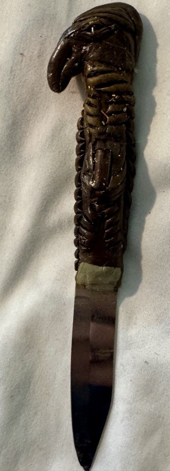 Vintage Estate Smoking Pipe Lot Decorative Knife Folk Art Collectibles ...