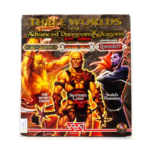 D&D Computer Game Three Worlds of Advanced Dungeons & Dragons VG+/EX ...