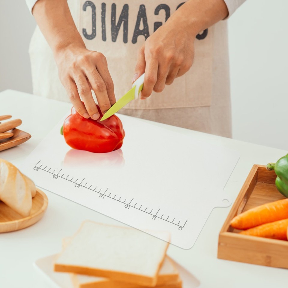 Chopping Board Fruit Cutting Board with Scale Chopping Board Kitchen ...