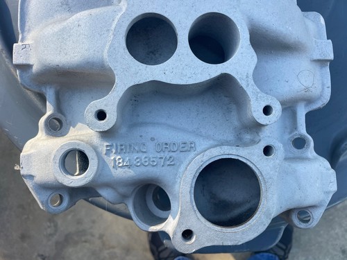 1956 57-61 Corvette SMALL BLOCK CHEVY DUAL QUAD INTAKE MANIFOLD SBC ...