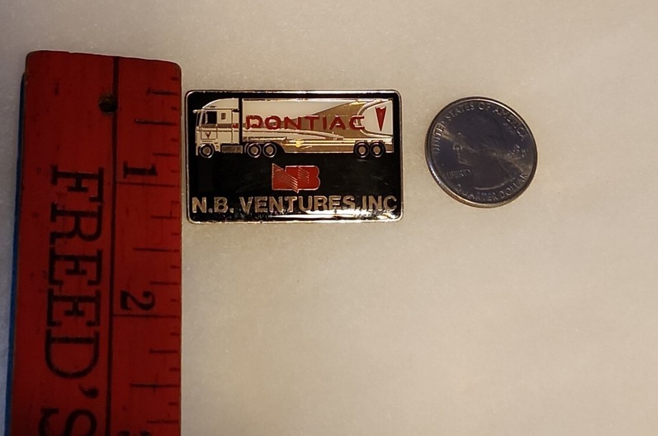 Pontiac N.B. Ventures Inc Semi Truck Trucking Transport Hat Lapel ...