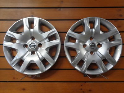 NEW Pair Of (2) Bolt-On Hubcaps Wheel Covers Fits 2010-2012 Nissan ...