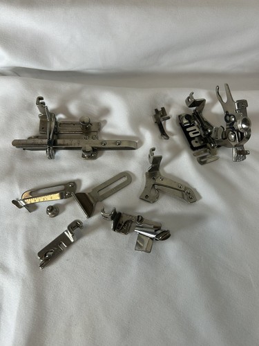 Vintage Singer Sewing Machine Parts Ruffler Etc All Seen In Pictures | eBay