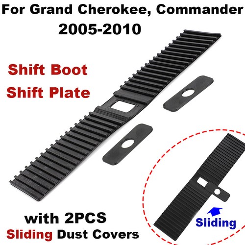 For 05-10 Grand Cherokee, Commander Shift Boot Shift Plate w/ Sliding ...