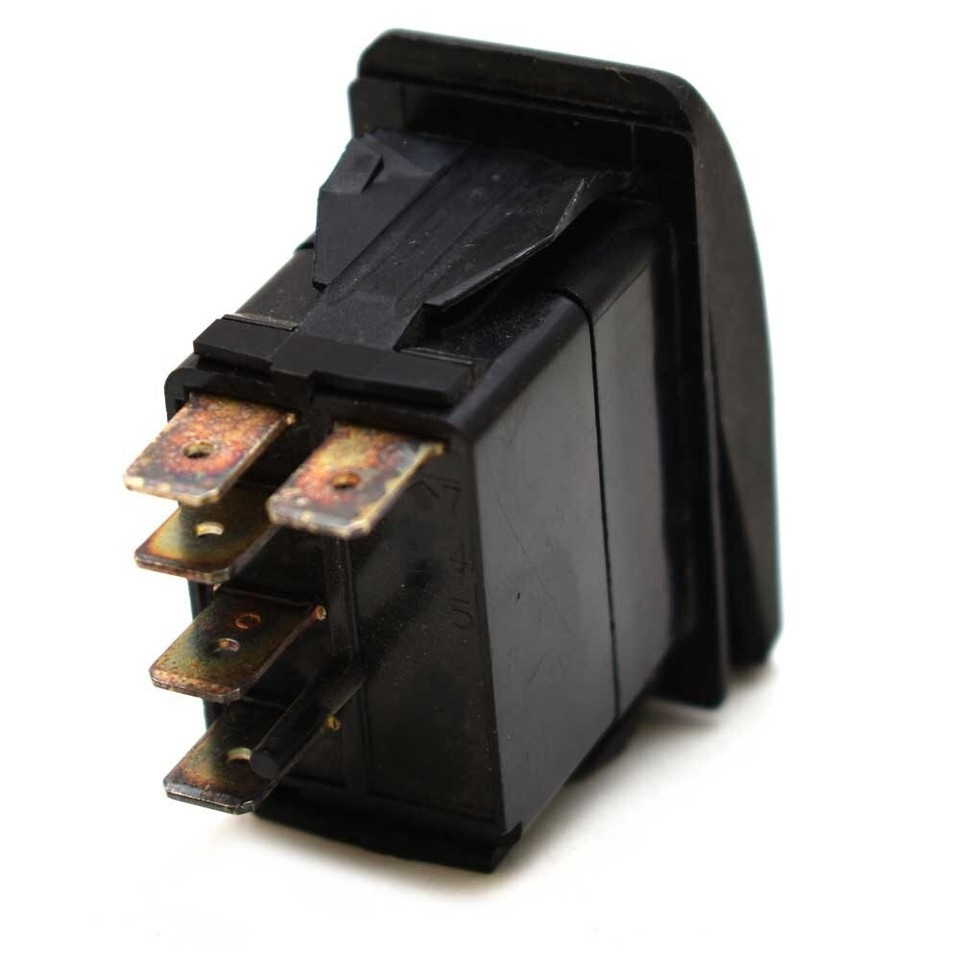 Carling Boat Blank Rocker Switch Momentary ON/OFF 12V Blue Illuminated ...