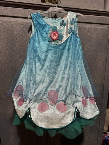 Just Play Costume Trolls Princess Poppy Dress Girls Sz 4-6X Dress Only ...