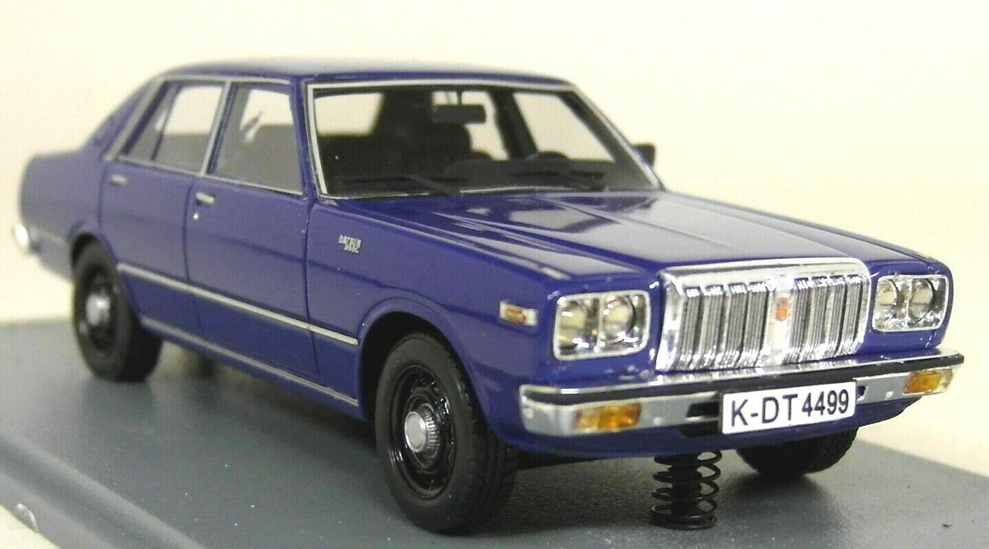 NEO 1/43 Datsun 200L Laurel C230 1977 Blue Resin Scale Model Car ...