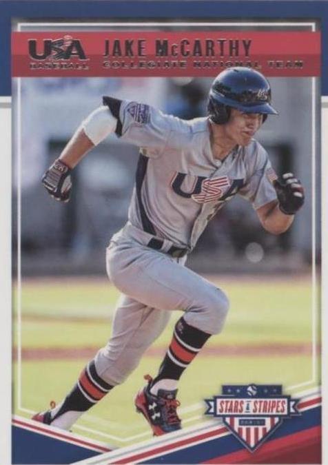 2018 Panini USA Baseball Stars & Stripes - Jake McCarthy #10 (RC) for ...