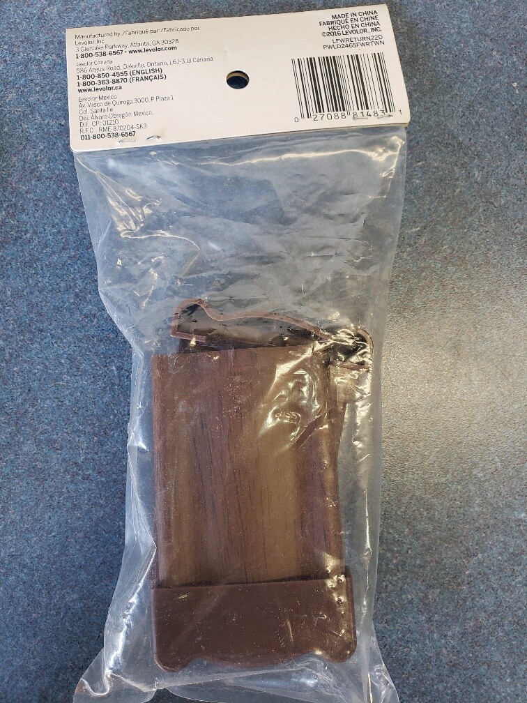 LEVOLOR White or Walnut Plastic Valance Returns (2) pack of two = 4 ...