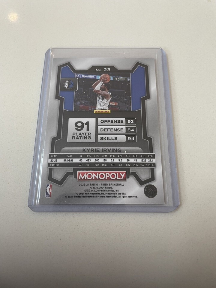 Monopoly Kyrie Irving + NBA Hoops Halloween Slime Derek Lively RC ...