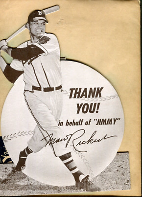 1949 Jimmy Fund Marv Rickert Boston Braves Die Cut | eBay