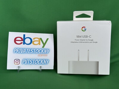 Google 18W USB-C White Rapid Charger for Pixel Devices 842776102201| eBay