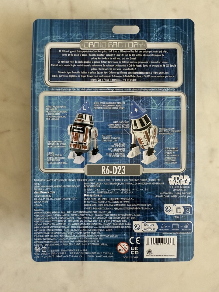 🔥STAR WARS - R6-D23- Droid Factory Figure - D-23 - DISNEY SORCERER ...