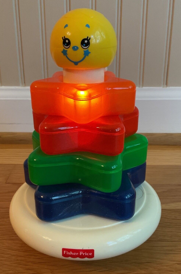 Fisher Price Sparkling Symphony Star Stacker Lights Work, No Sound | eBay