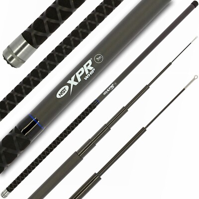 NGT 7M Telescopic Fishing Whip Pole Full Carbon Coarse Carp Match Float ...