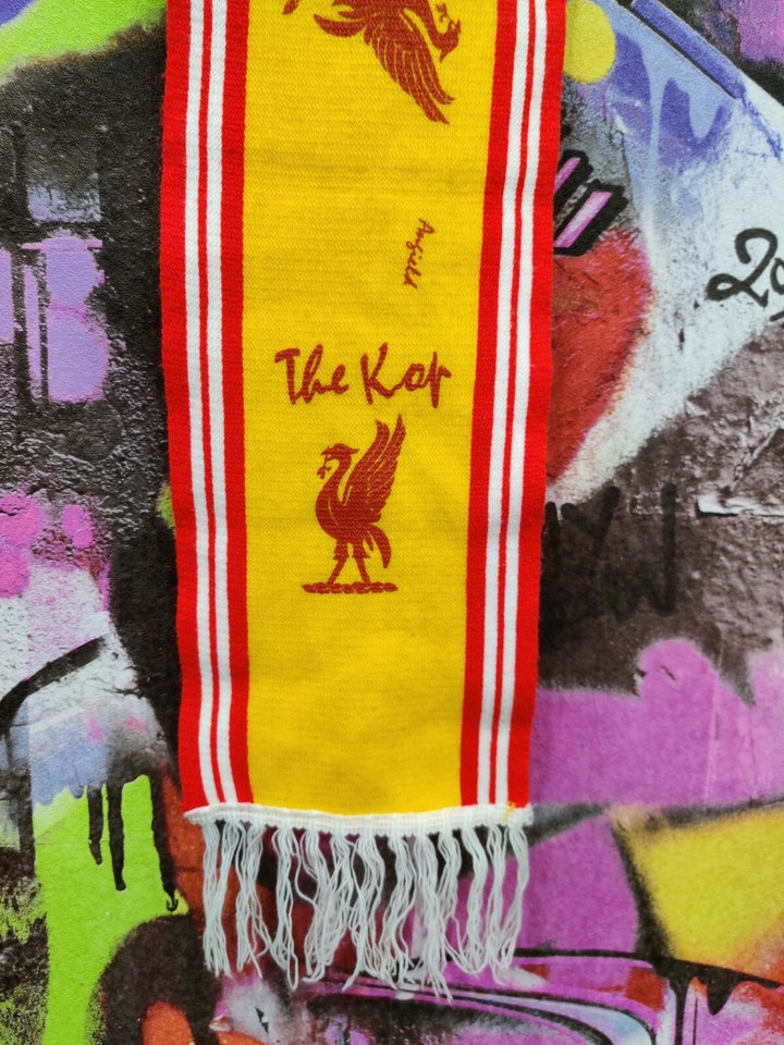 Liverpool FC The Reds Football Soccer Vintage Retro Rare Old Scarf ...