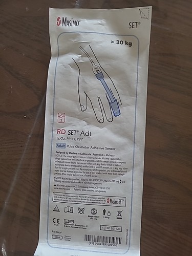 Masimo RD Set Adt Adult Pulse Oximeter Adhesive Sensor | eBay