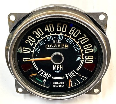 Jeep CJ factory Speedometer CJ5 CJ7 CJ8 Fuel Temperature Gauge Odometer ...