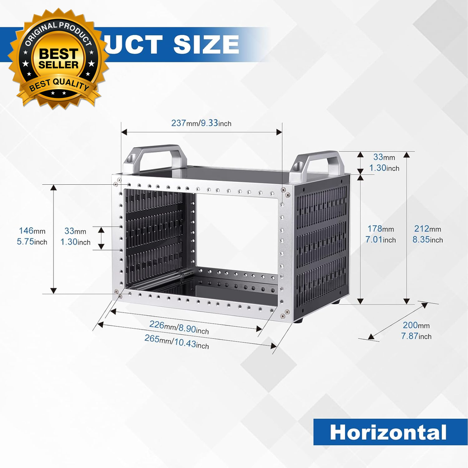 Deskpi Rackmate TT Mini Server Cabinet for Mini PC Network Servers ...