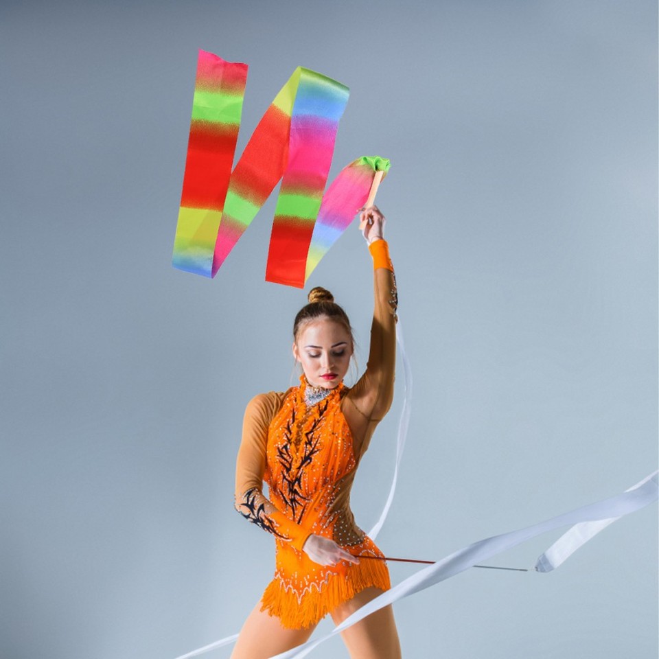 Ribbon Dance Streamer Ribbons Gymnastic Dancer Gymnastics Streamers ...
